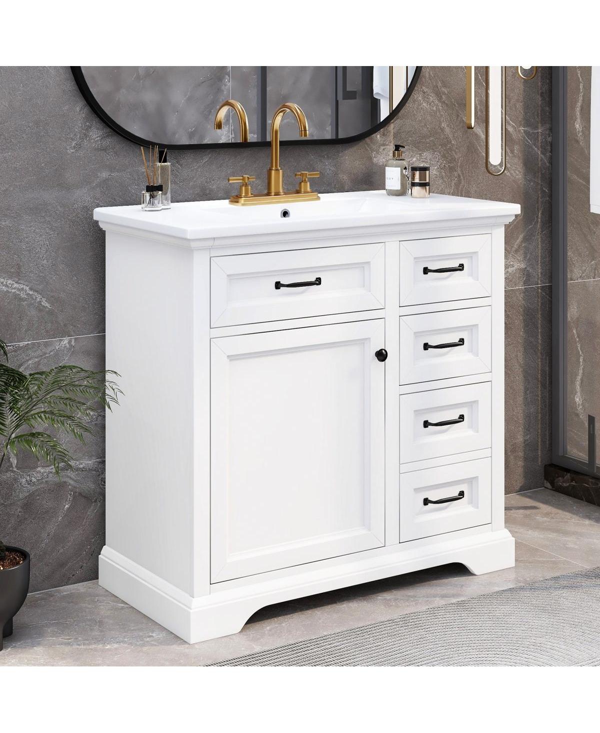 Click here for Thirtypeachy 36 Freestanding Vanity With Ceramic S... prices