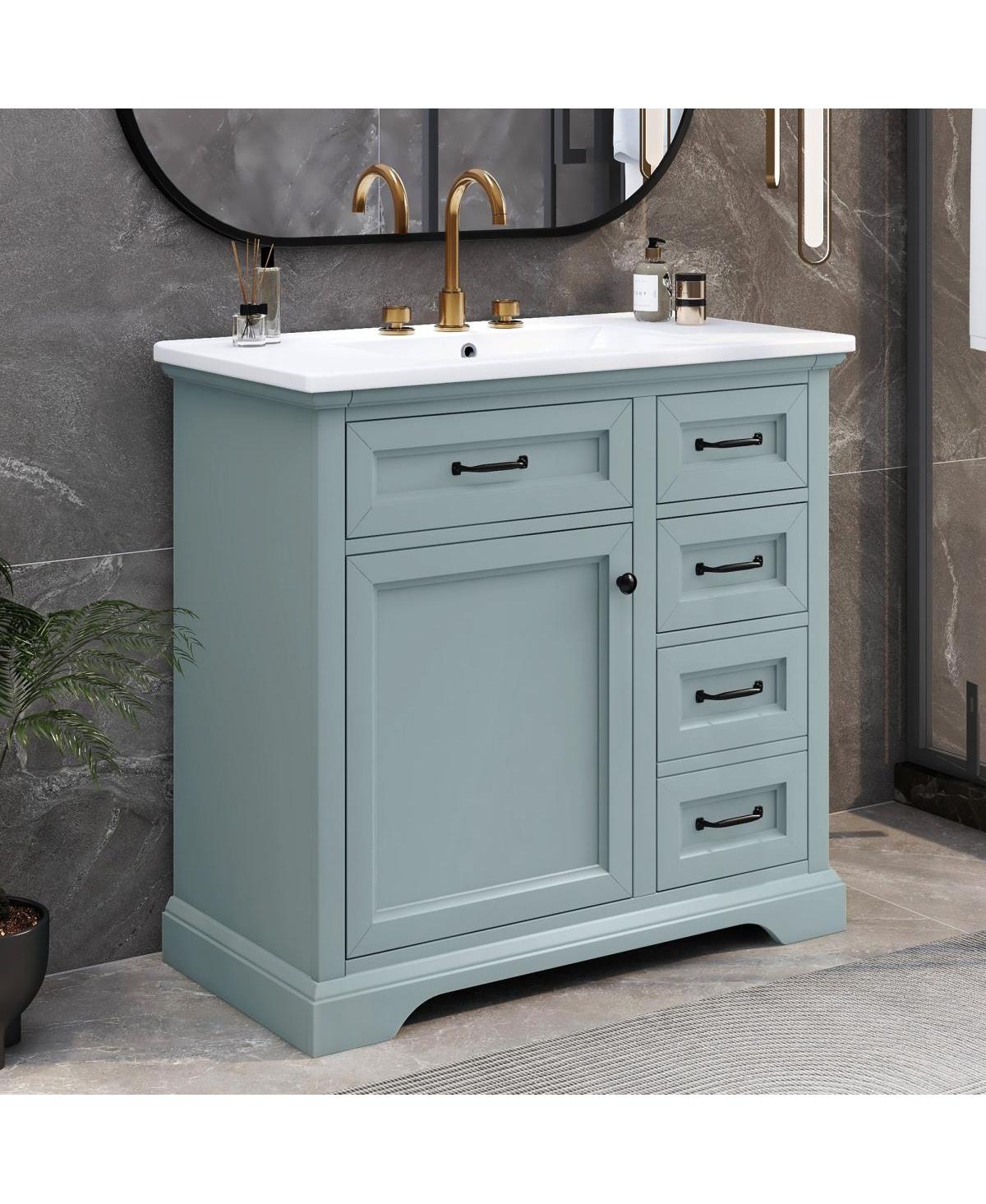 Click here for Thirtypeachy 36 Freestanding Vanity With Ceramic S... prices