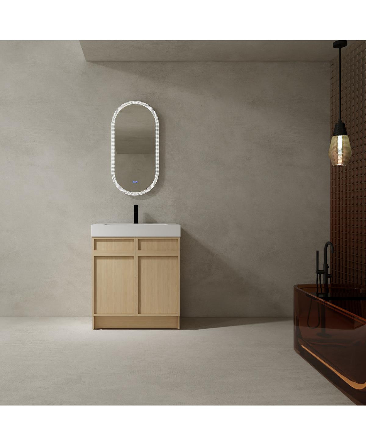 Click here for Sillysis 30 Inch Bathroom Vanity with Resin Sink... prices