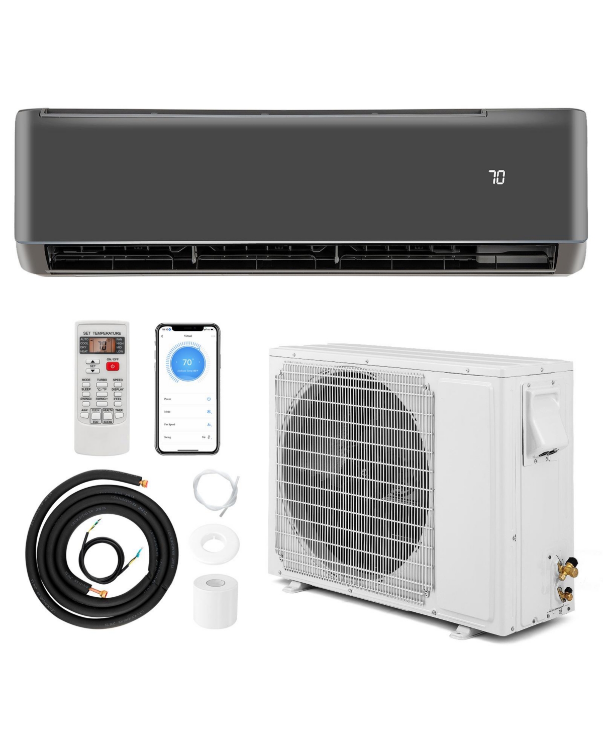 Click here for Gymax 12000 Btu Mini Split Air Conditioner and Hea... prices