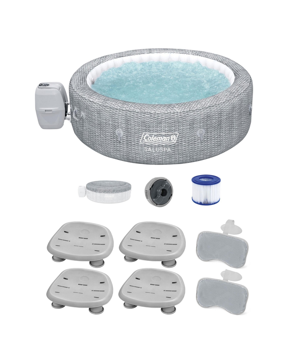 Click here for Coleman Saluspa Sicily AirJet Hot Tub and 4 Salusp... prices