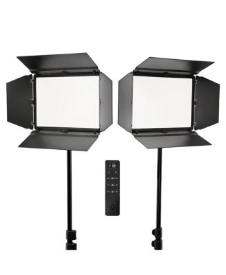 Lume Cube Studio Panel LED 2-Light Kit with Barndoors and Stand - Macy's