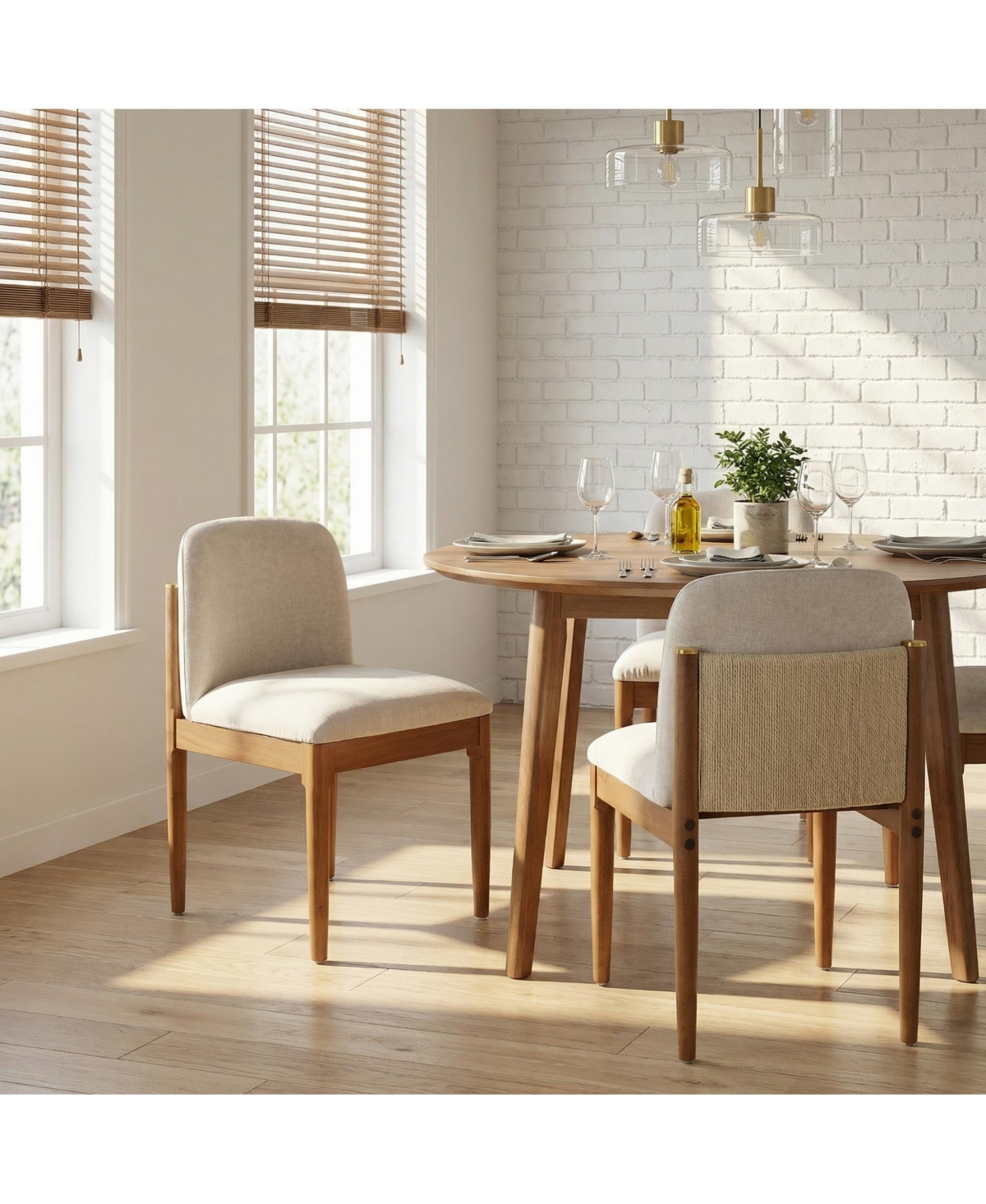 Click here for Rainsken Modern Dining Chairs Set of 2  Upholstere... prices