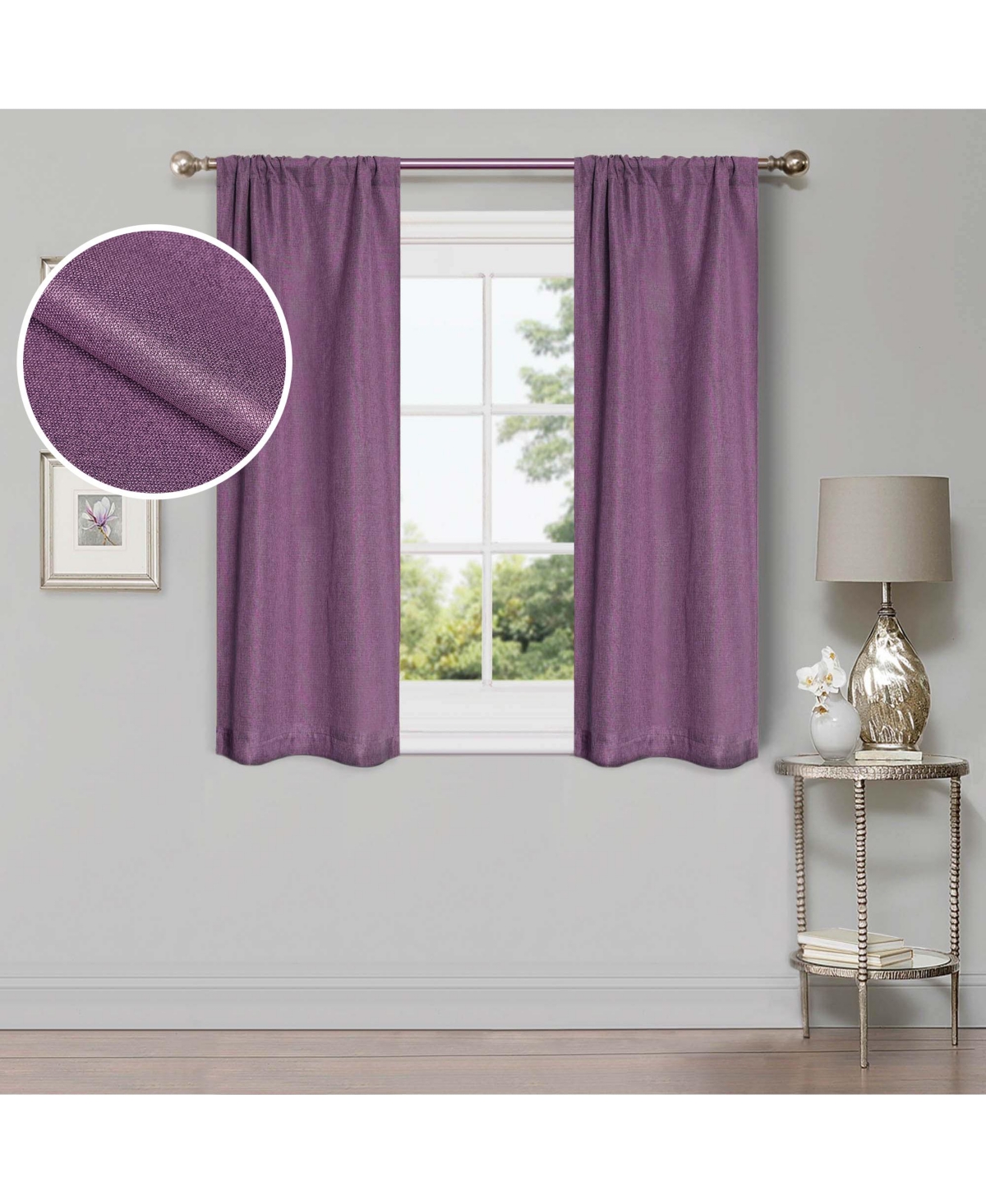 Click here for Superior Linen Semi Blackout Rod Pocket Washable R... prices