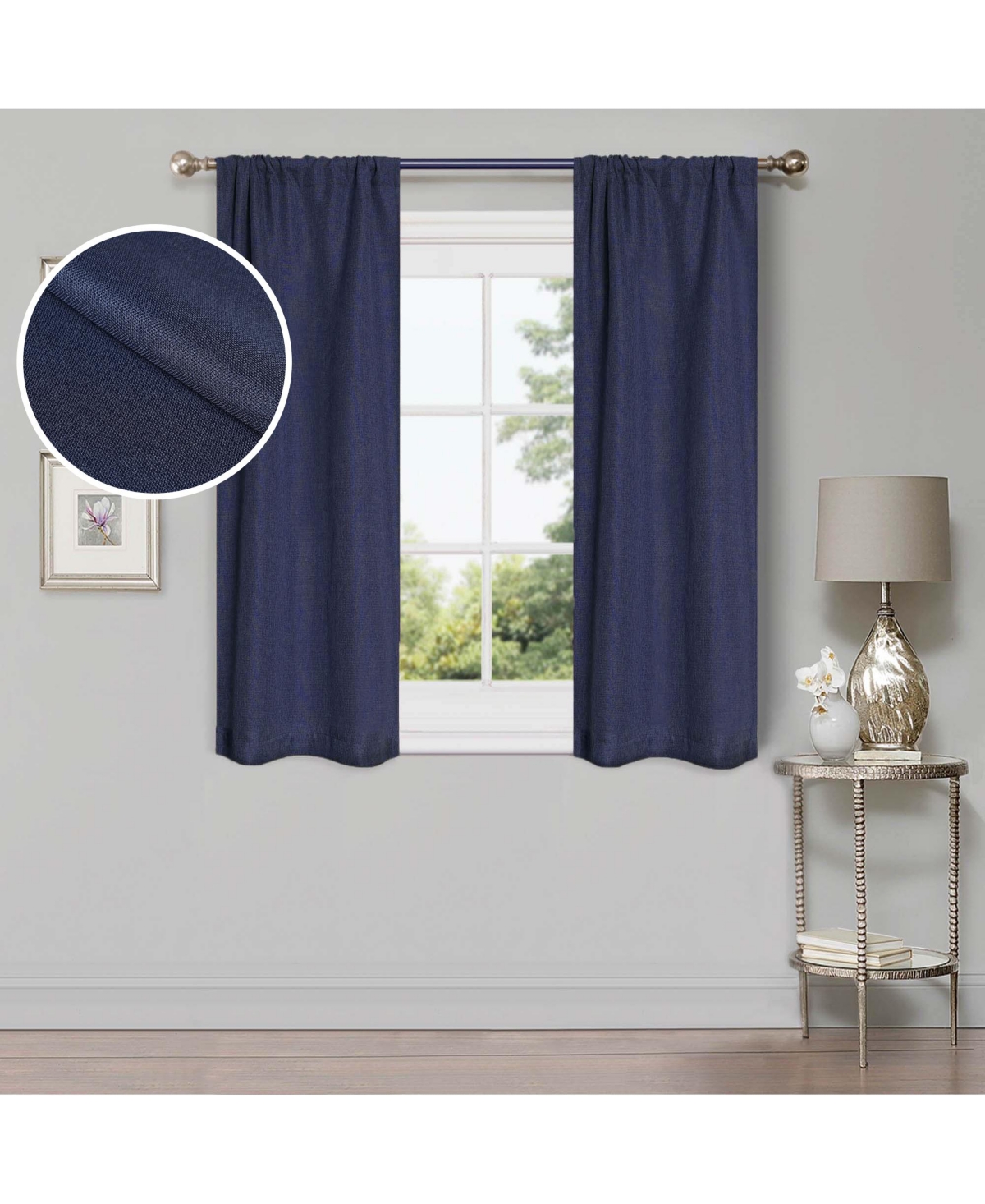 Click here for Superior Linen Semi Blackout Rod Pocket Washable R... prices