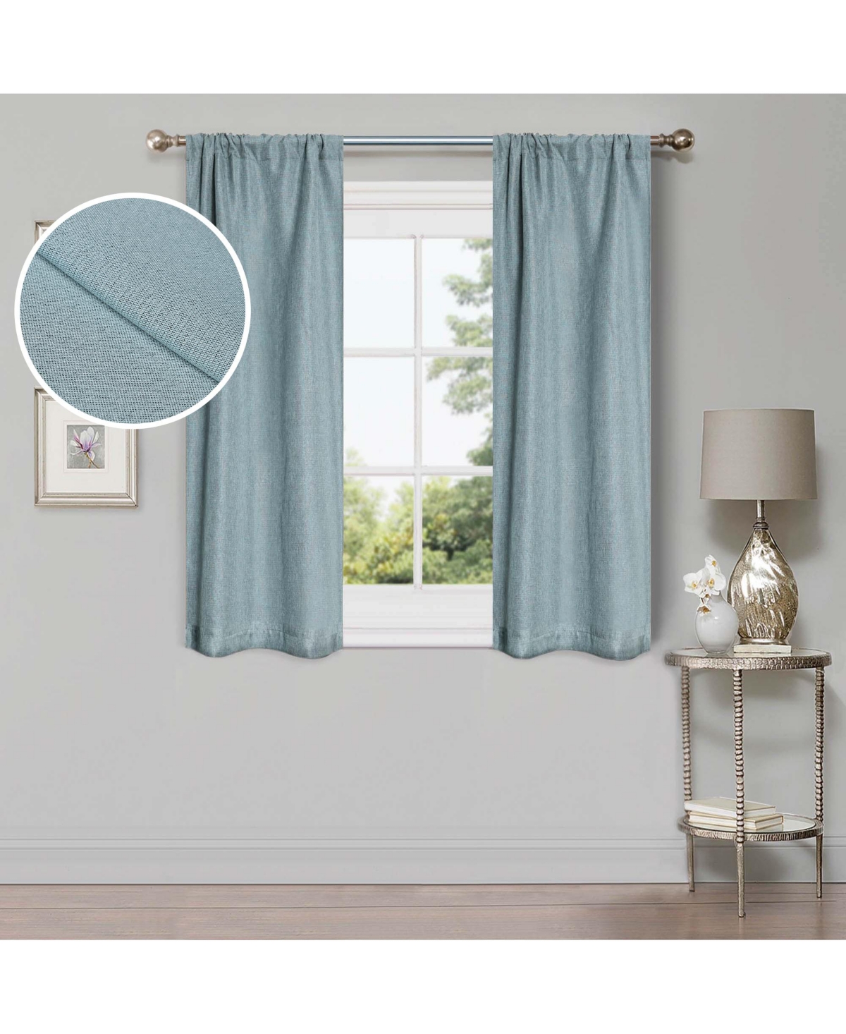 Click here for Superior Linen Semi Blackout Rod Pocket Washable R... prices
