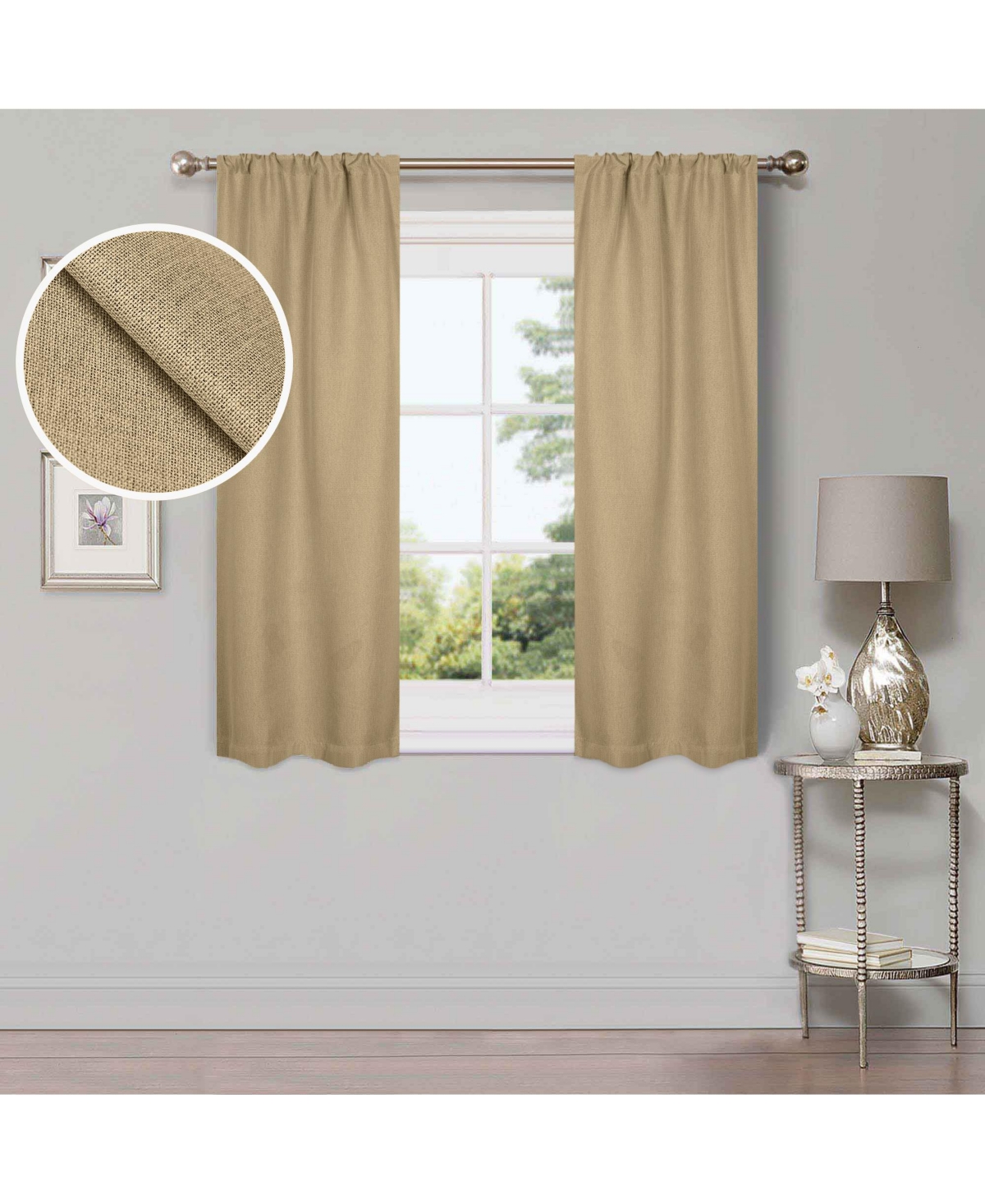 Click here for Superior Linen Semi Blackout Rod Pocket Washable R... prices