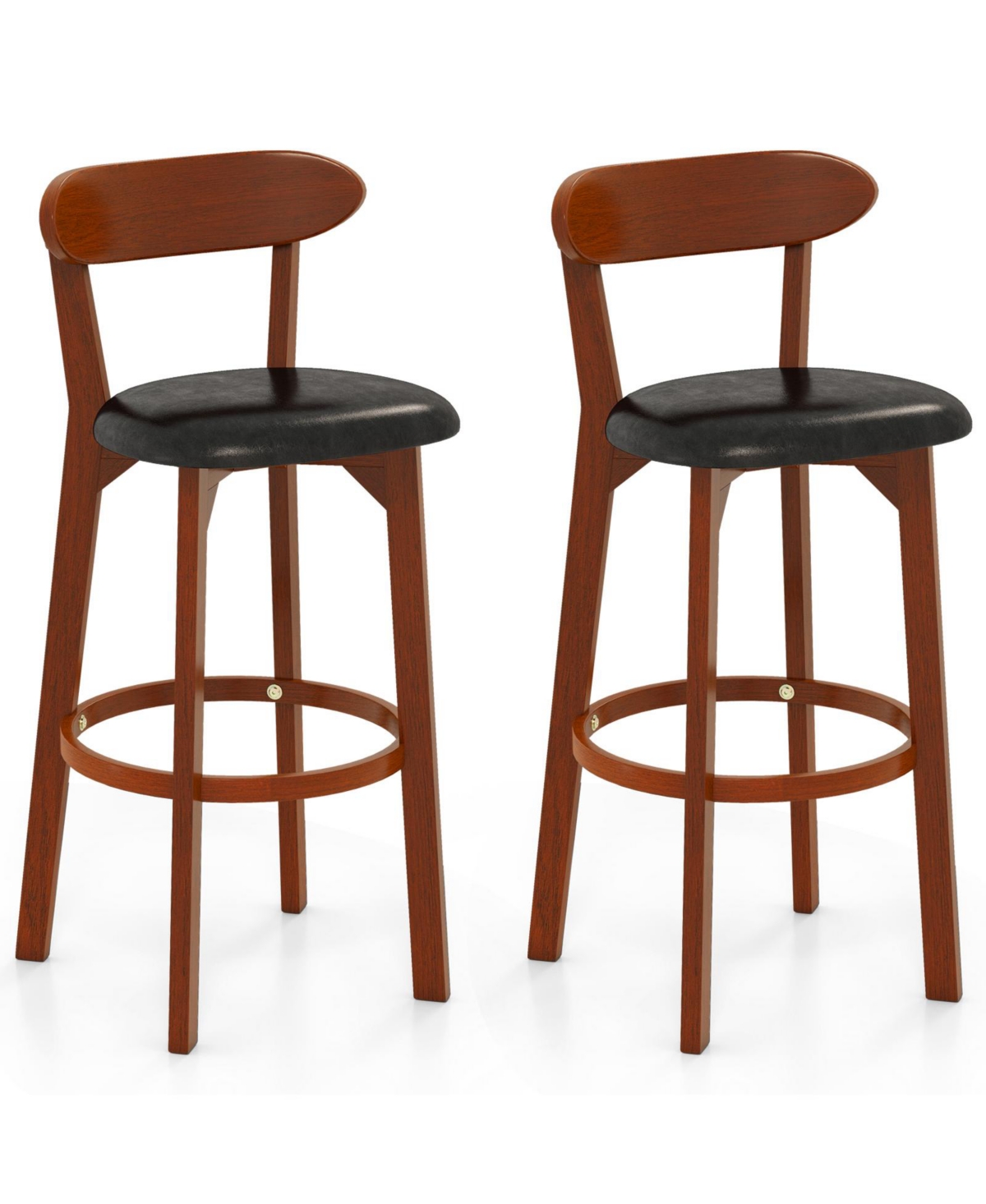 Click here for Slickblue Set of 2 Modern Armless Upholstered Bar... prices