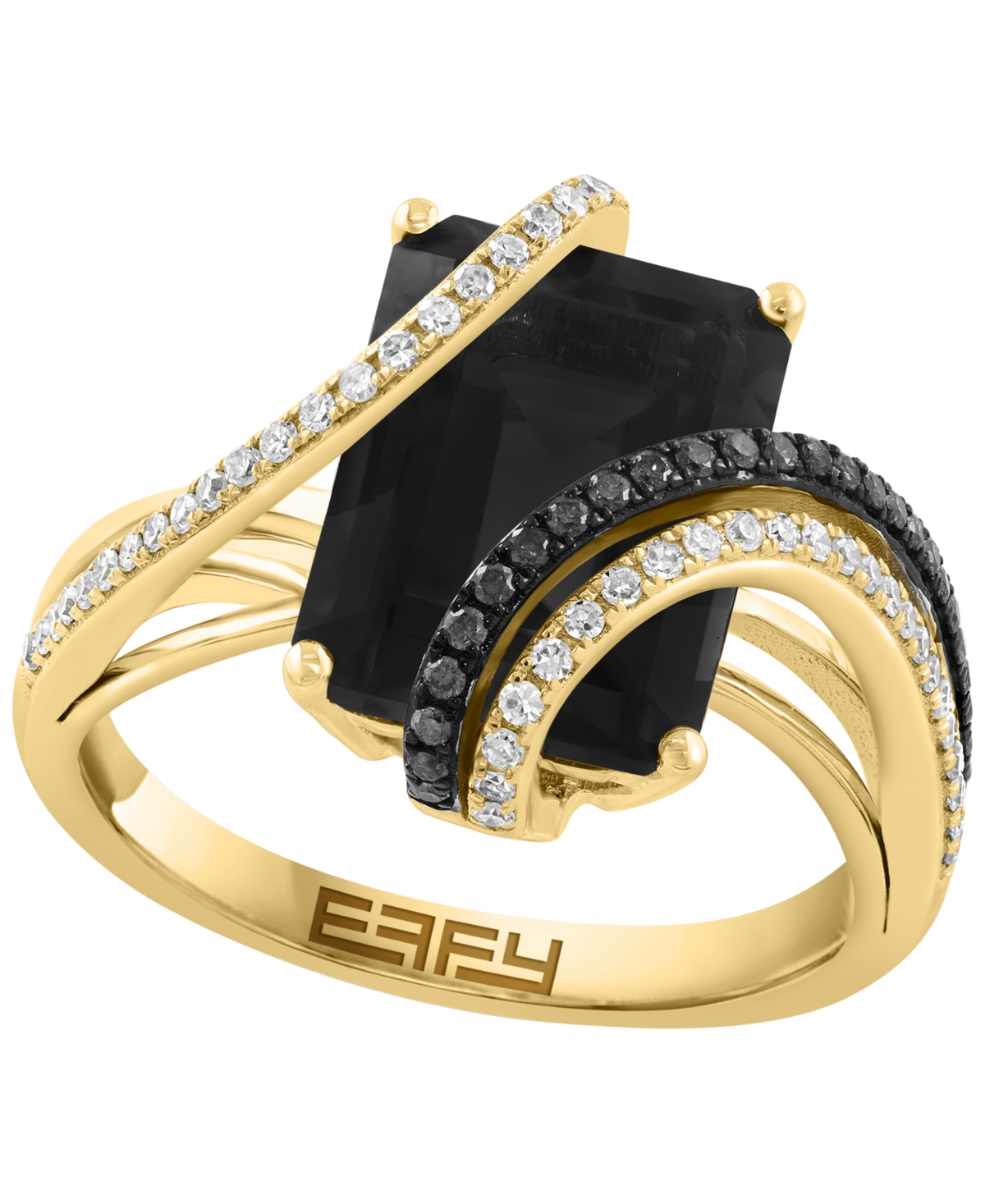 Click here for Effy Collection Onyx  White Diamond (1/5 ct. t.w.)... prices