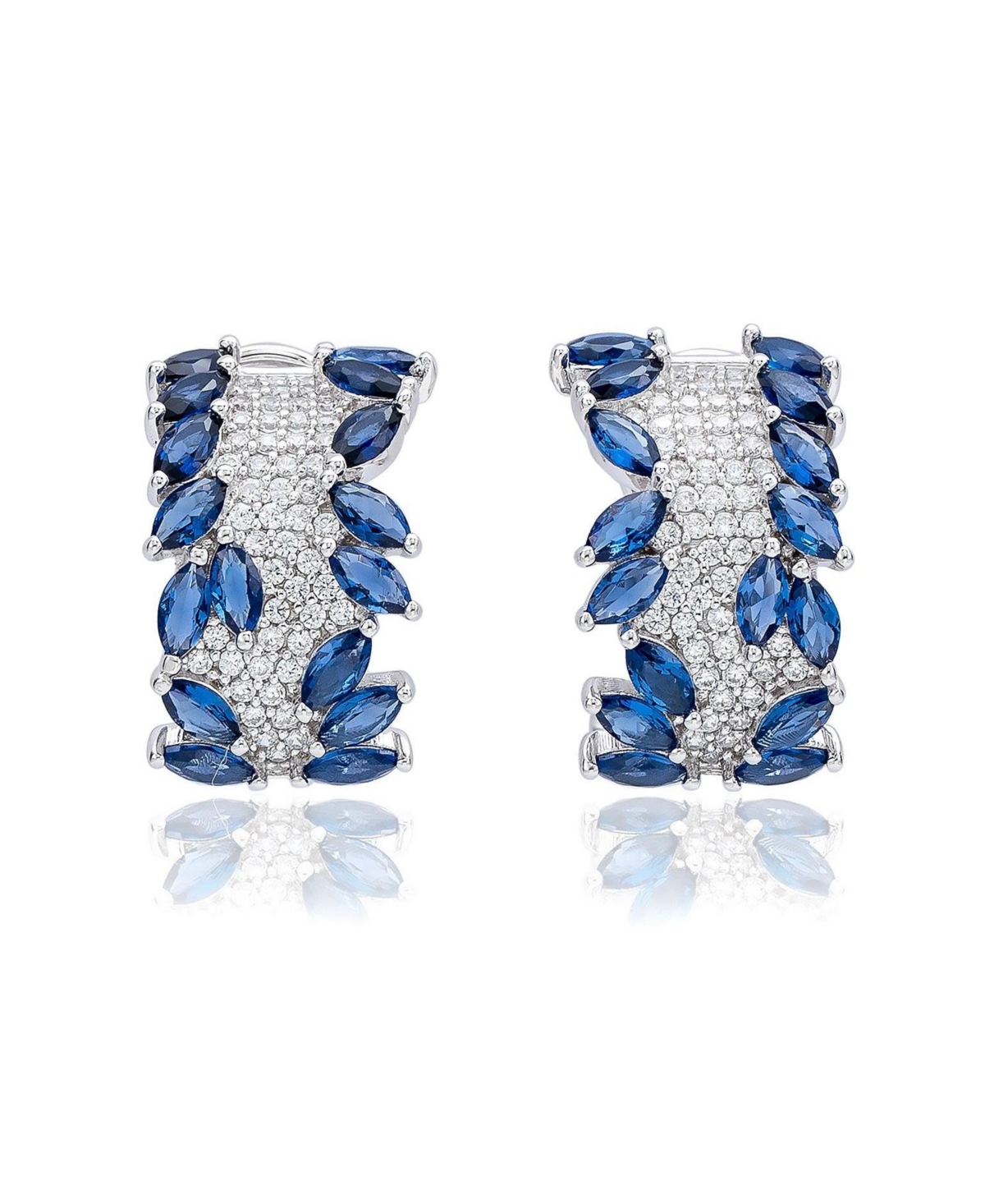 Click here for Suzy Levian New York Sterling Silver Pave Cubic Zi... prices