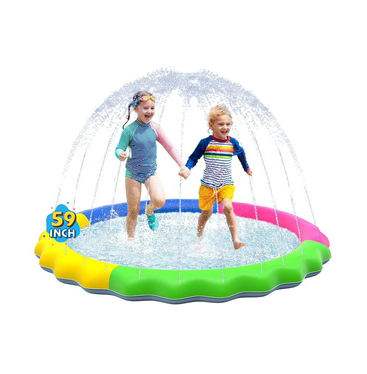 Click here for Aofar 59 Non-slip Splash Pad Sprinkler Pool Outdoo... prices