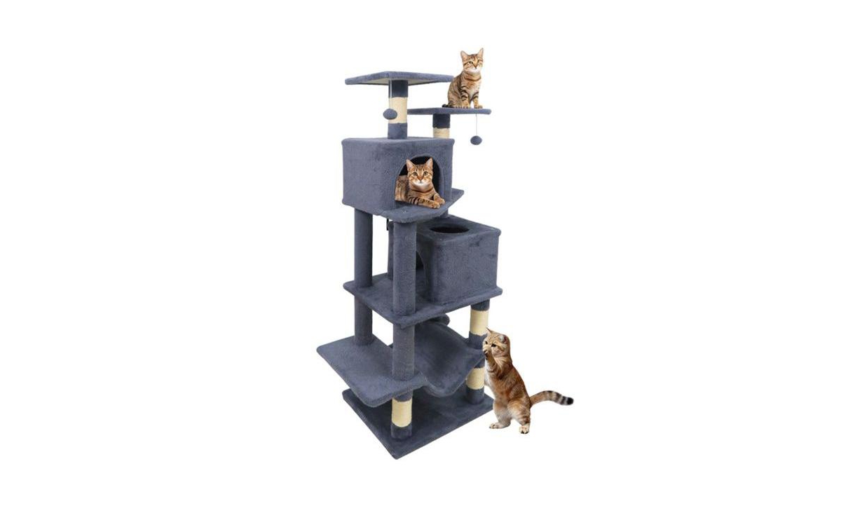 Click here for Aostirmotor 57-Inch Large Cat Tree for Multi-Cat H... prices