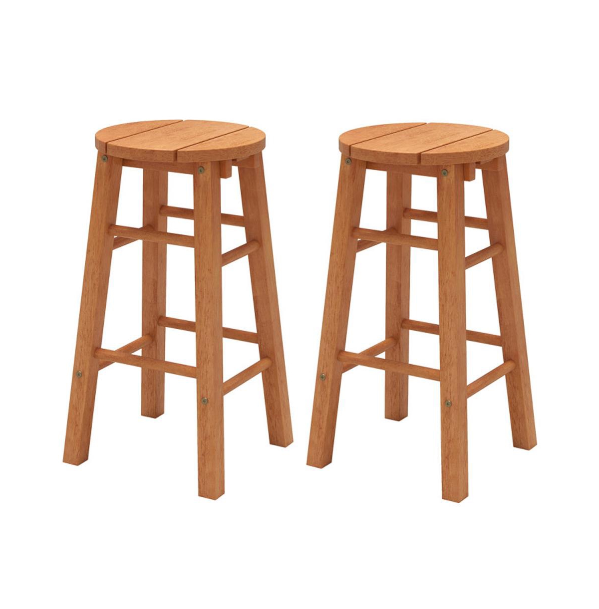 Click here for Boyel Living 24-Inch Outdoor Wood Bar Stools Set o... prices