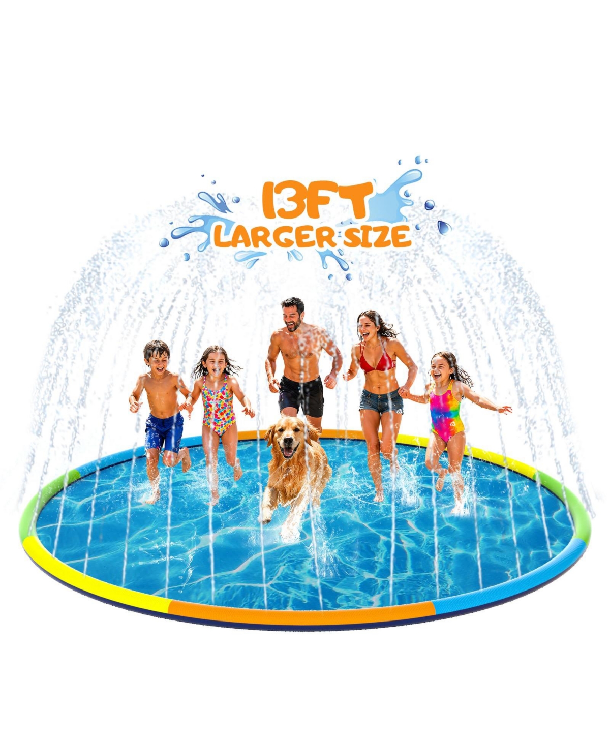 Click here for Aofar 157 Splash Pad Sprinkler Play Mat Dogs Pets... prices