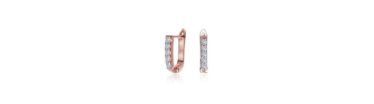 Click here for Clear Cubic Zirconia Extra Mini Hoop Earrings - Pi... prices