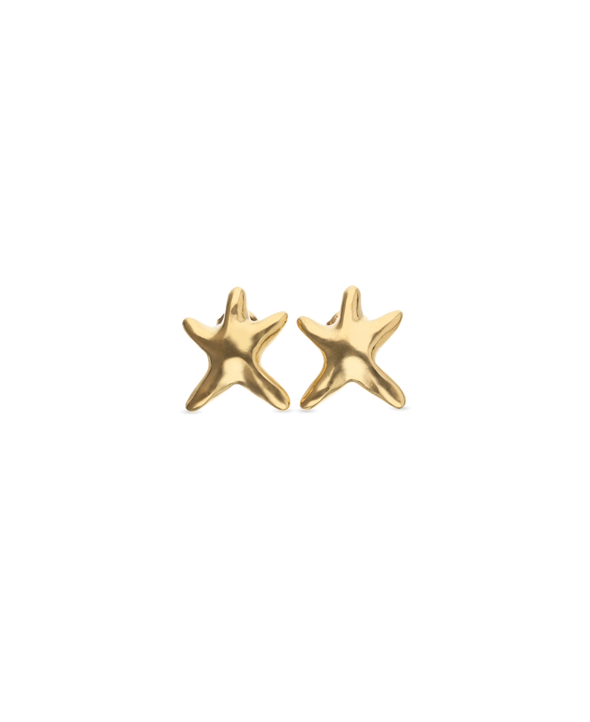 Click here for UNOde50 Small Gold-tone Star Earrings prices