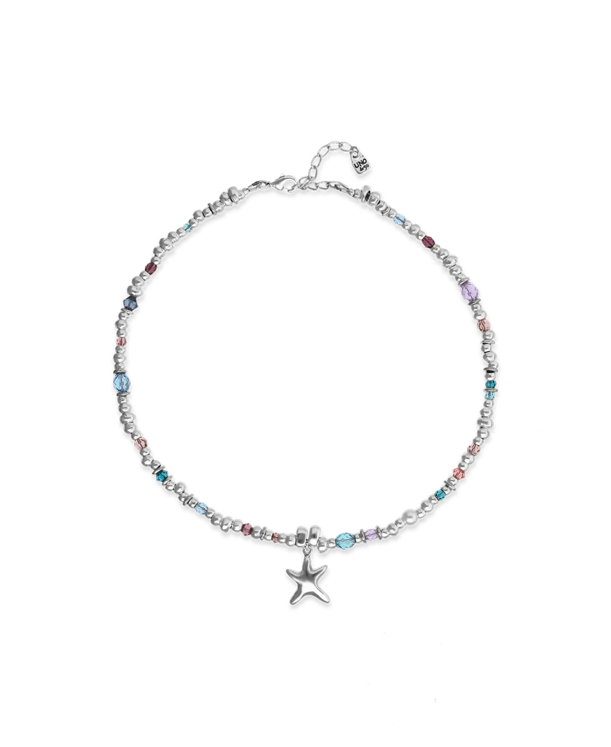 Click here for UNOde50 Multicolor Faceted Bead with Star Charm Ne... prices