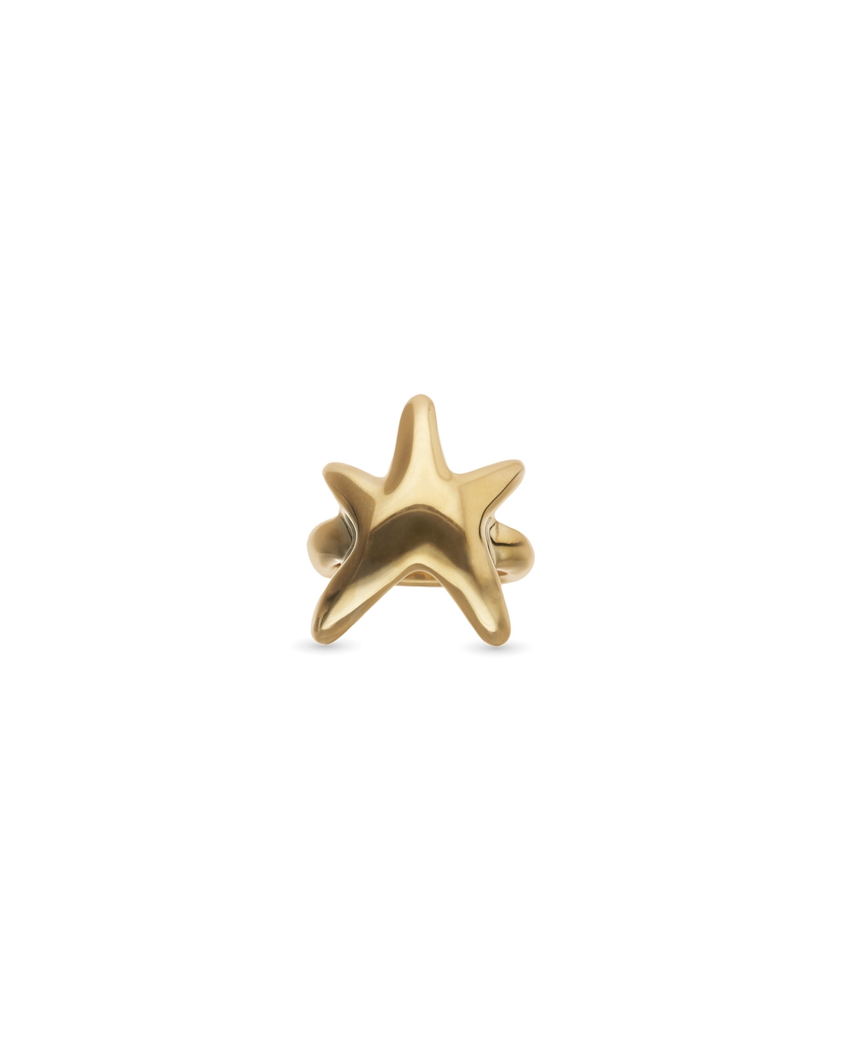 Click here for UNOde50 Gold-Tone Star Ring - Gold prices