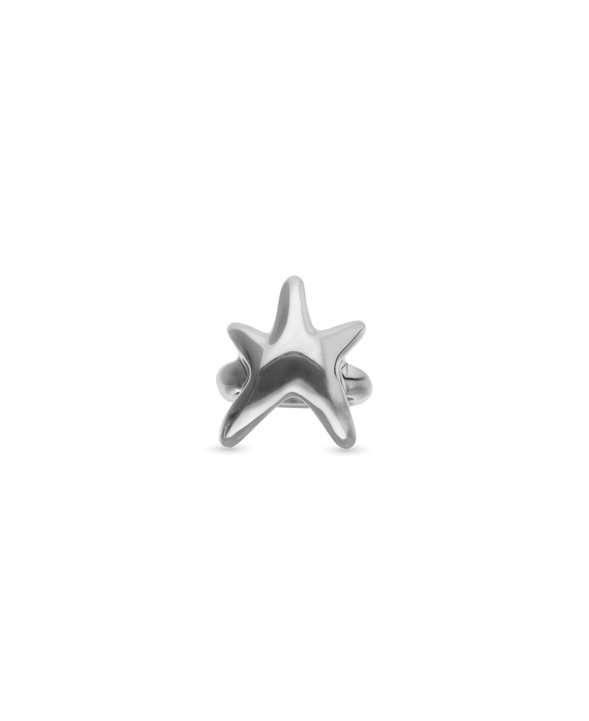 Click here for UNOde50 Gold-Tone Star Ring - Silver prices