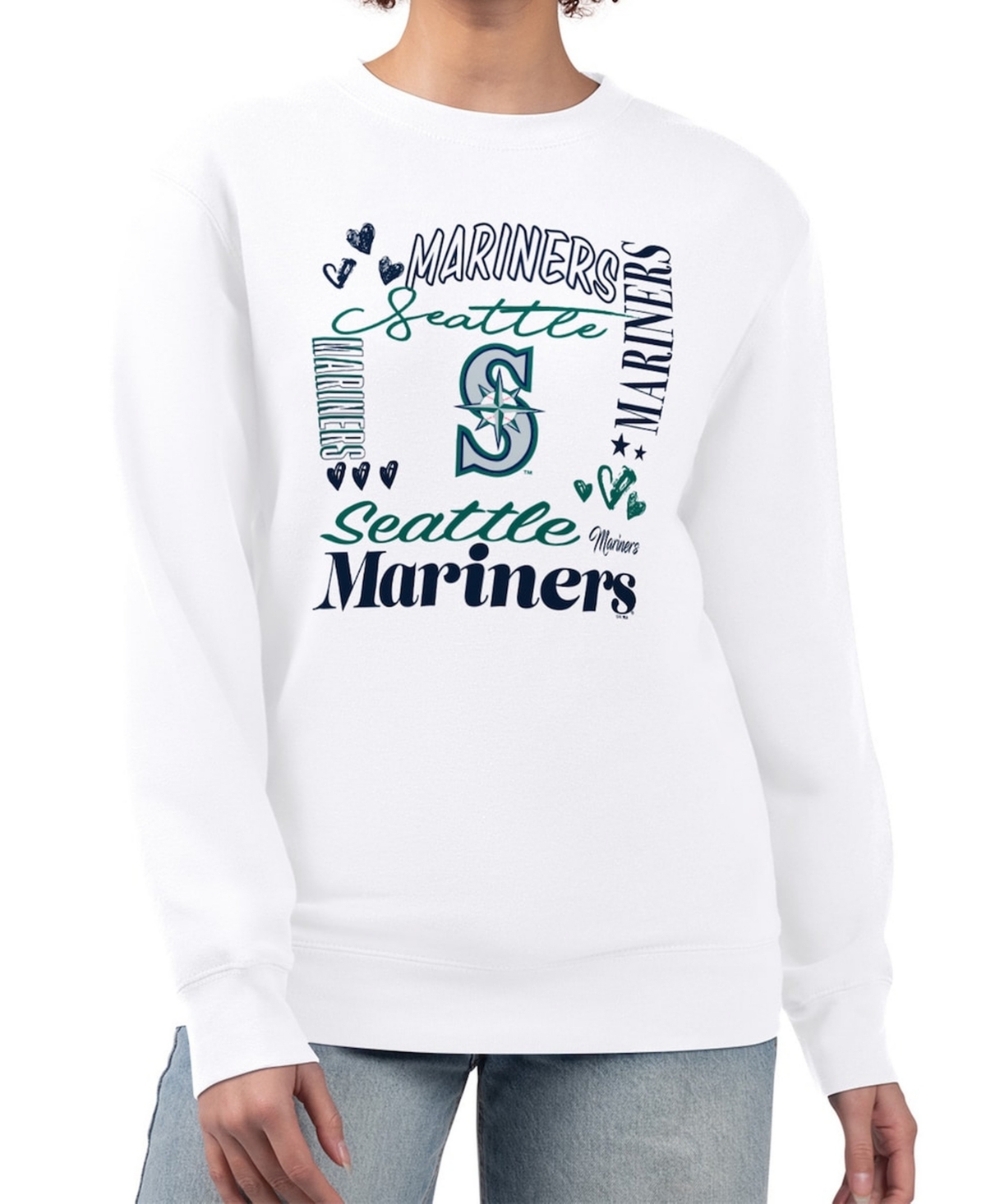 Click here for G-iii 4Her by Carl Banks Womens White Seattle Mari... prices