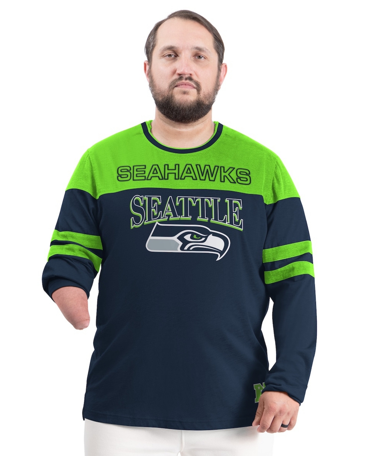 Click here for G-iii Sports by Carl Banks Mens College Navy/Neon... prices