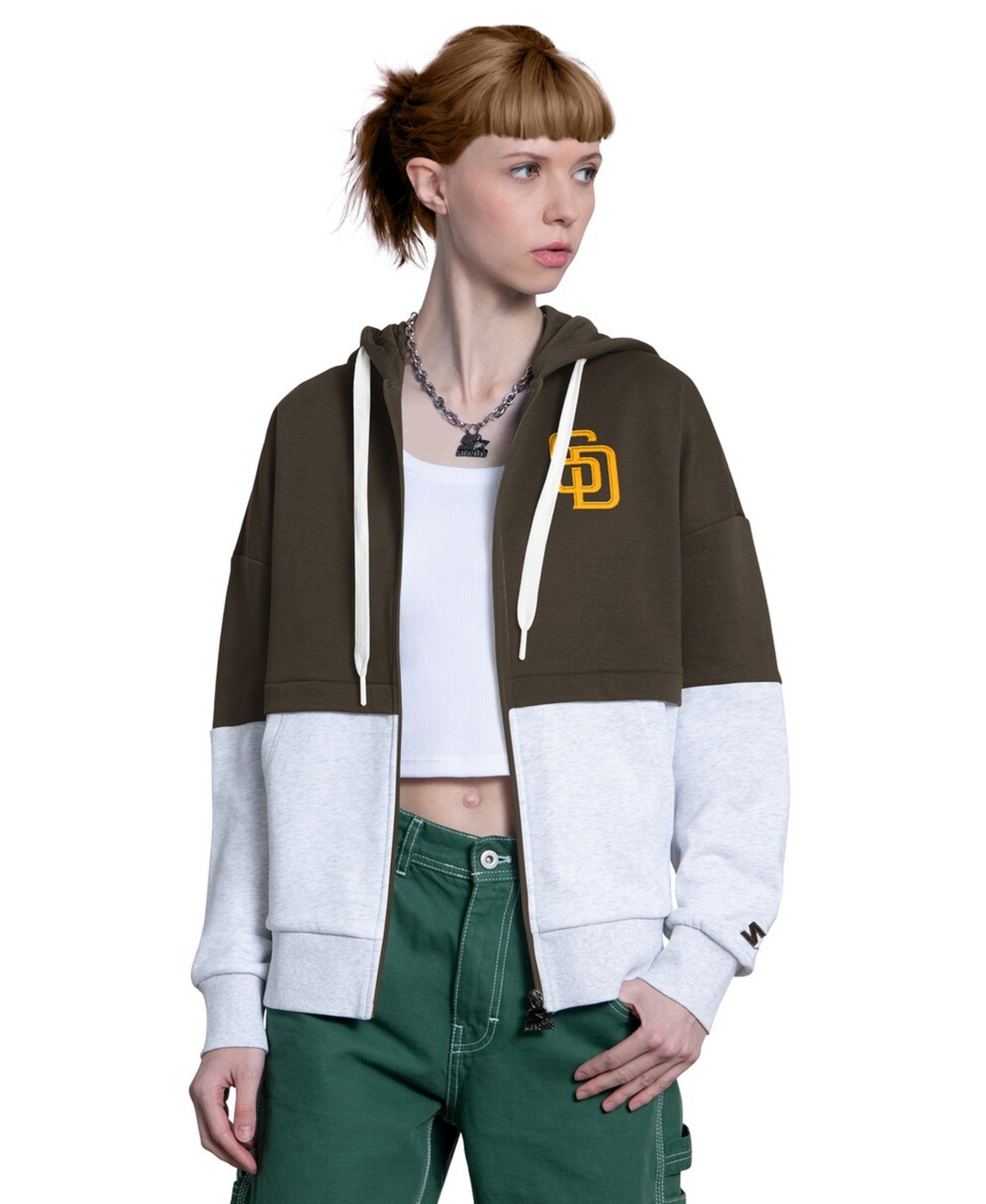 Click here for Starter Womens Brown/Heather Gray San Diego Padres... prices
