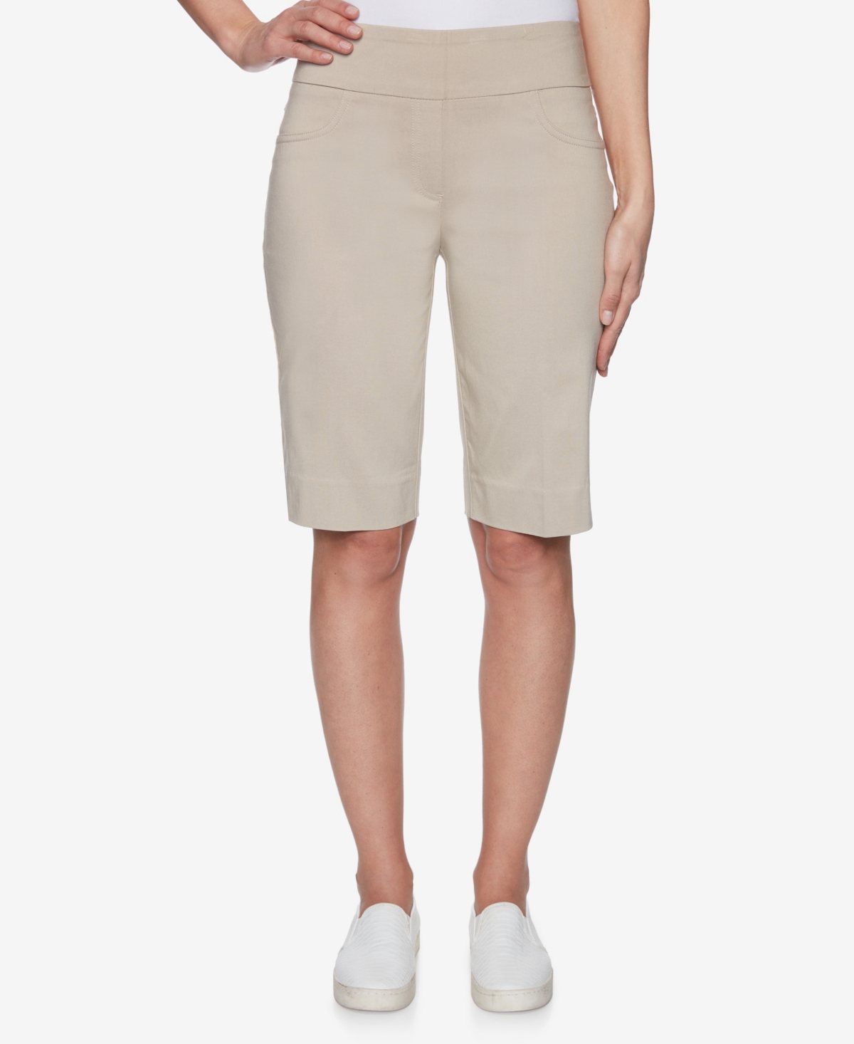 Click here for Ruby Rd. Petite Tech Mid-Rise Shorts - Chino prices