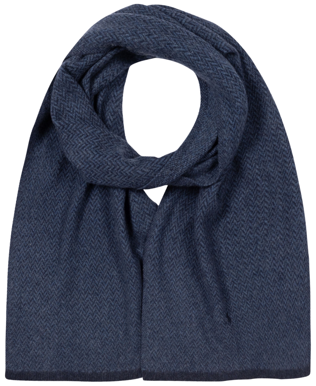 Click here for Polo Ralph Lauren Mens Knit Scarf - navy herringbo... prices