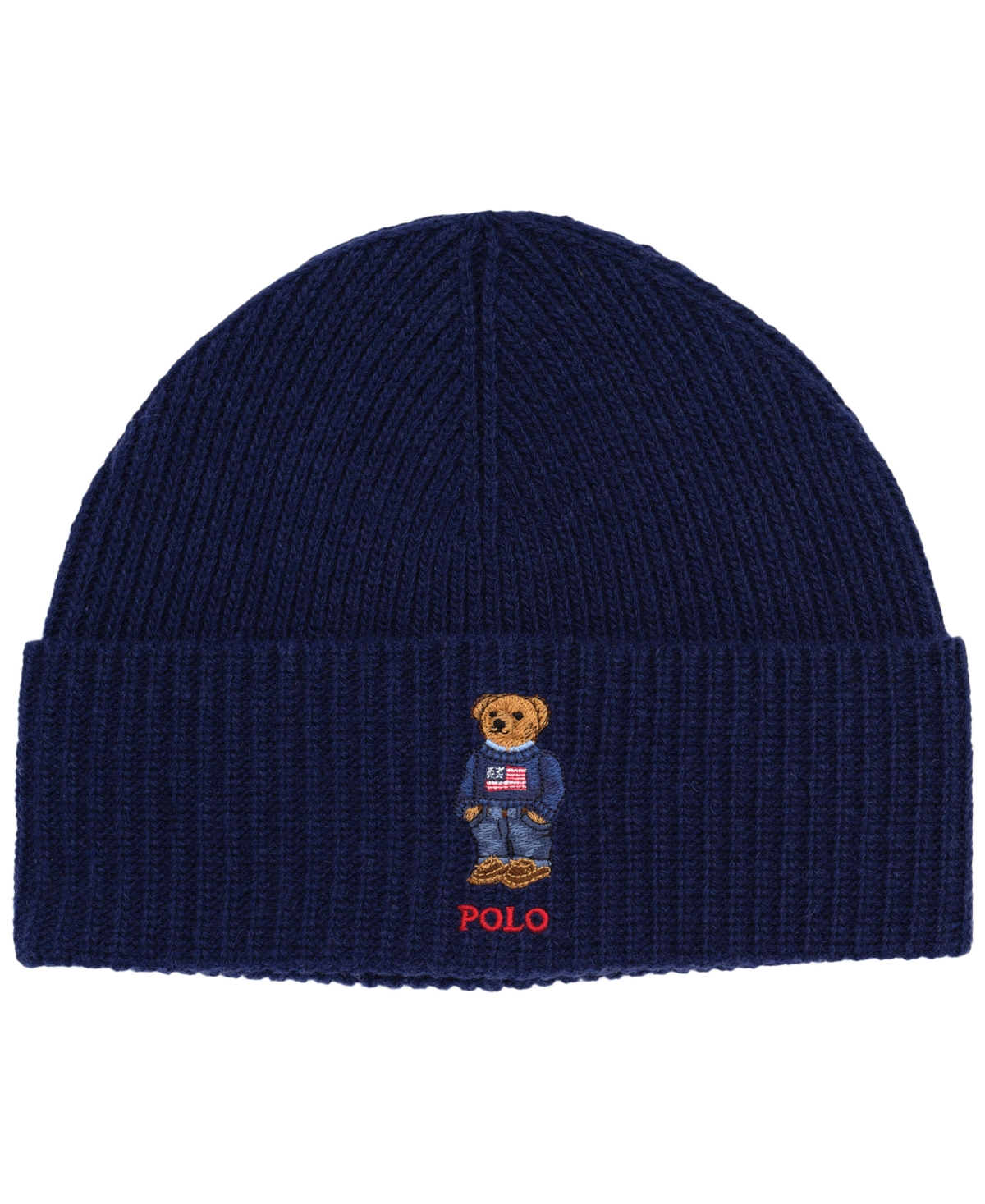 Click here for Polo Ralph Lauren Mens Solid Flag Bear Beanie Hat... prices
