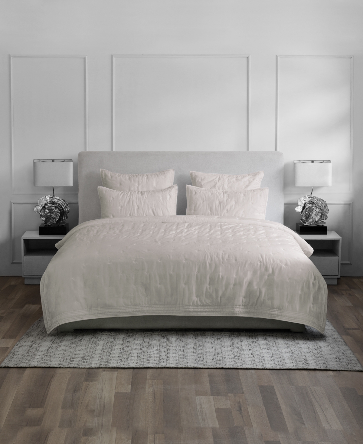 Click here for Michael Aram Tufted Quilted Cotton Coverlet  Queen... prices