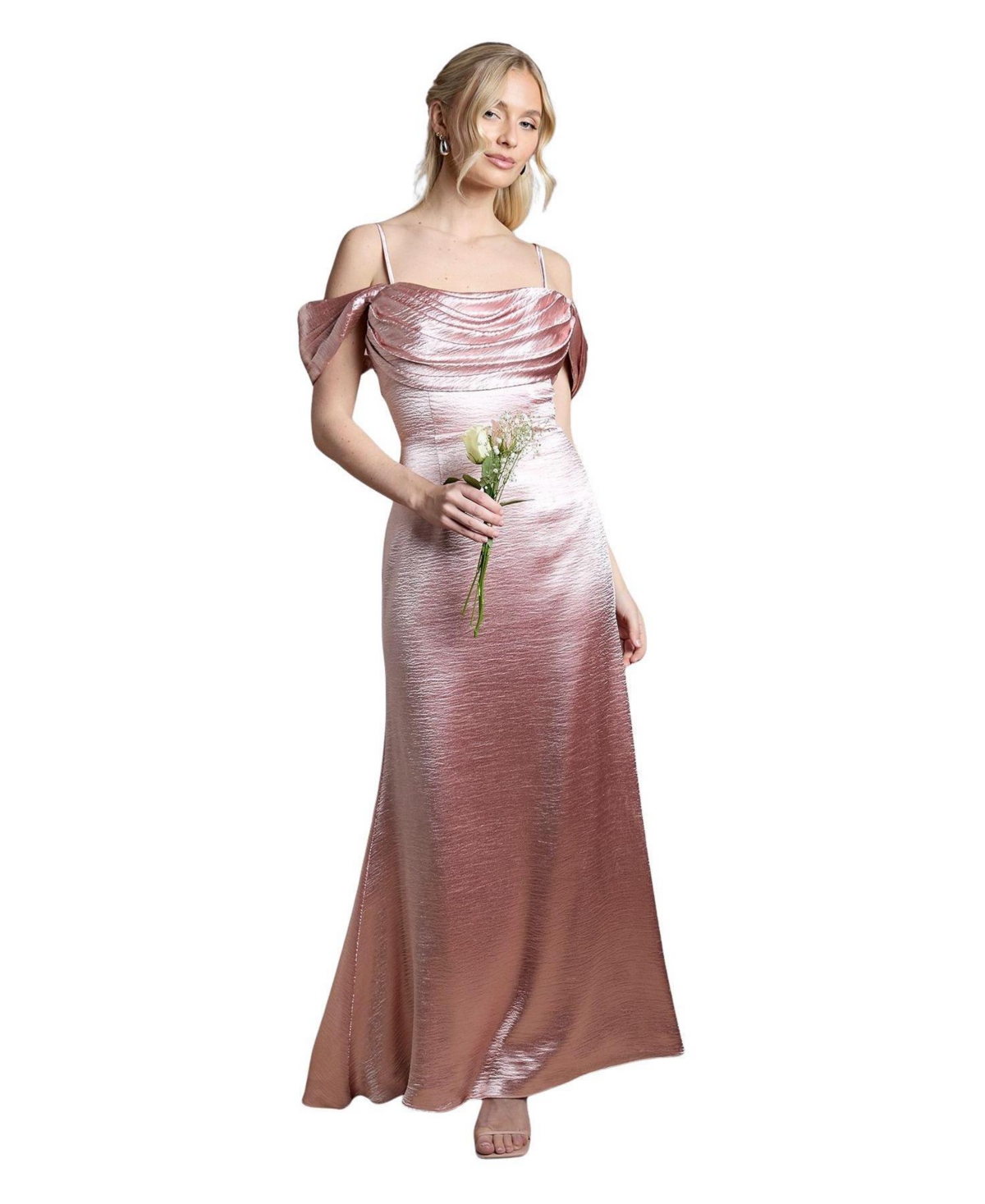 Click here for Coast Womens Cowl Neck Bridesmaid Maxi Dress - Blu... prices