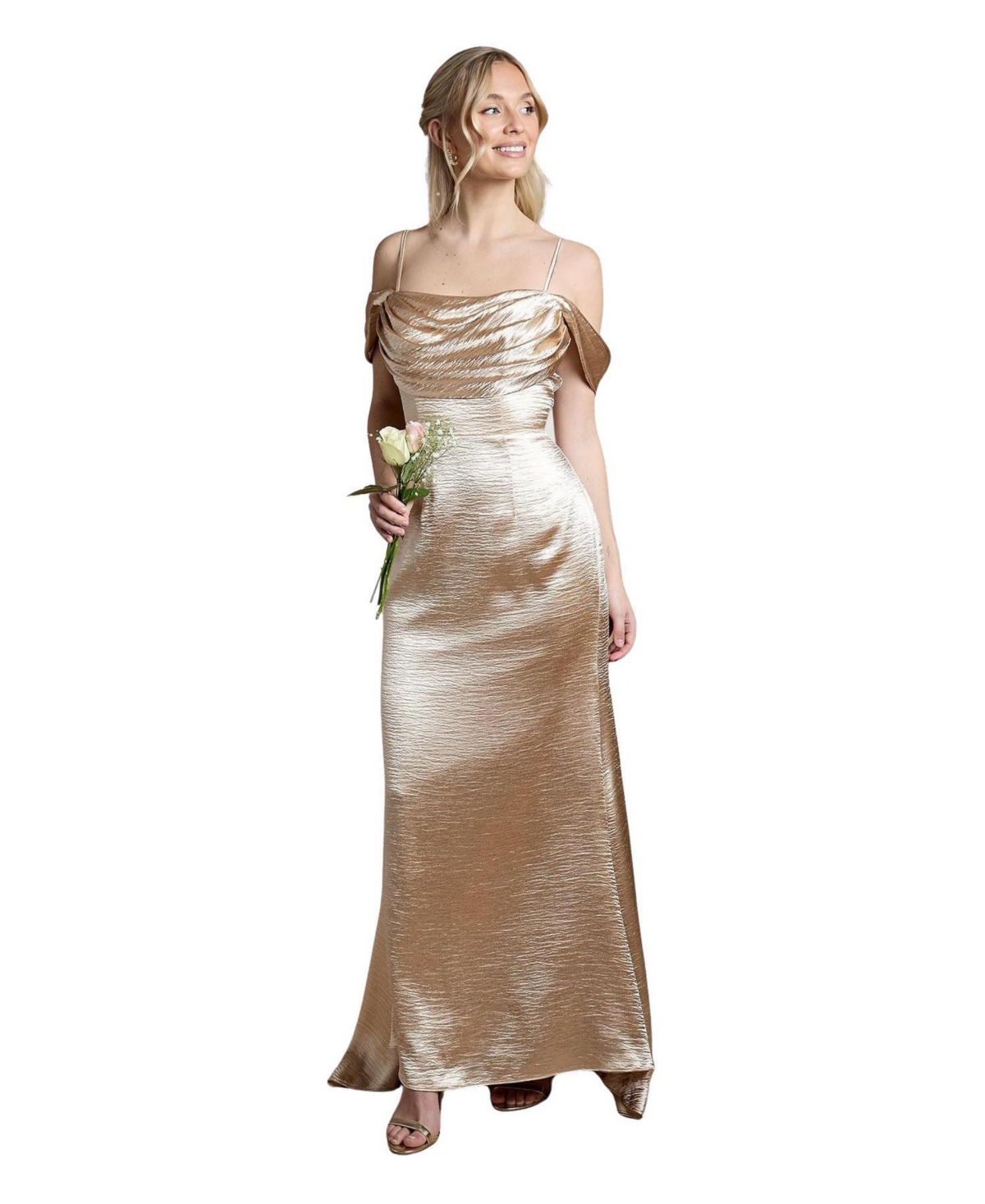 Click here for Coast Womens Cowl Neck Bridesmaid Maxi Dress - Cha... prices