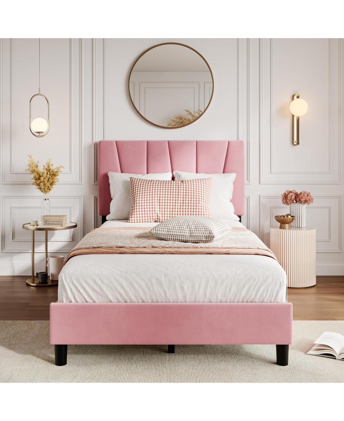 Click here for gaomon Bed Frame with Adjustable Headboard  Linen... prices