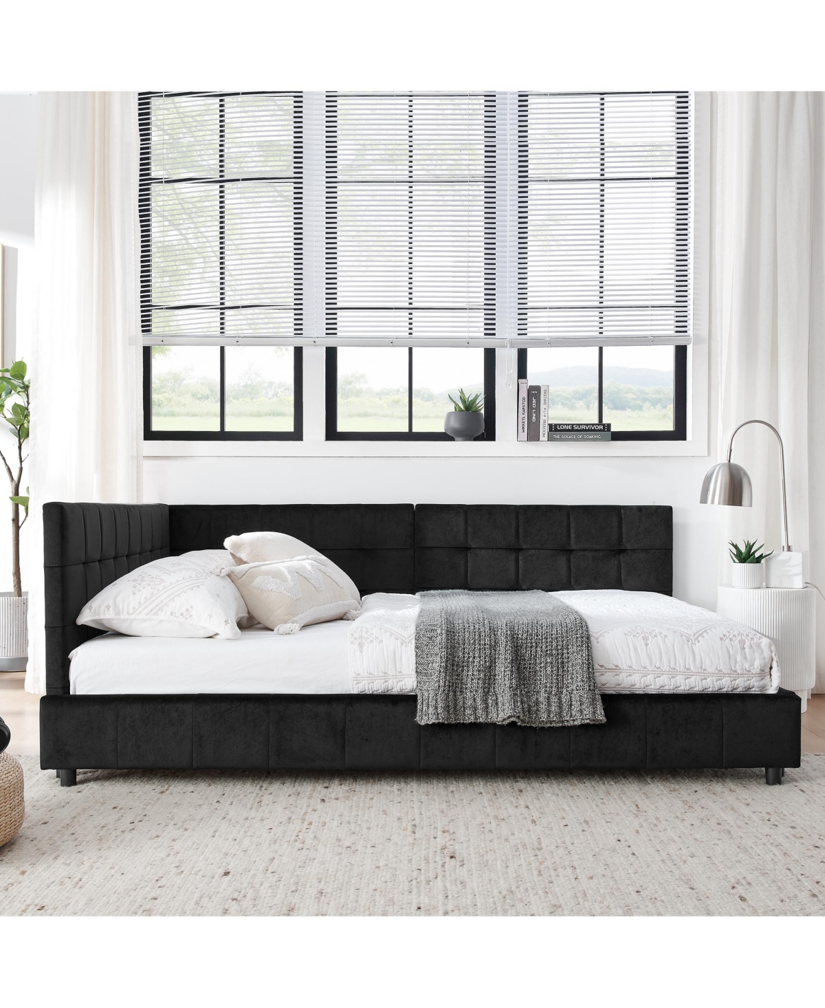 Click here for Clihome Full Size Daybed with Trundle Drawer - Vel... prices