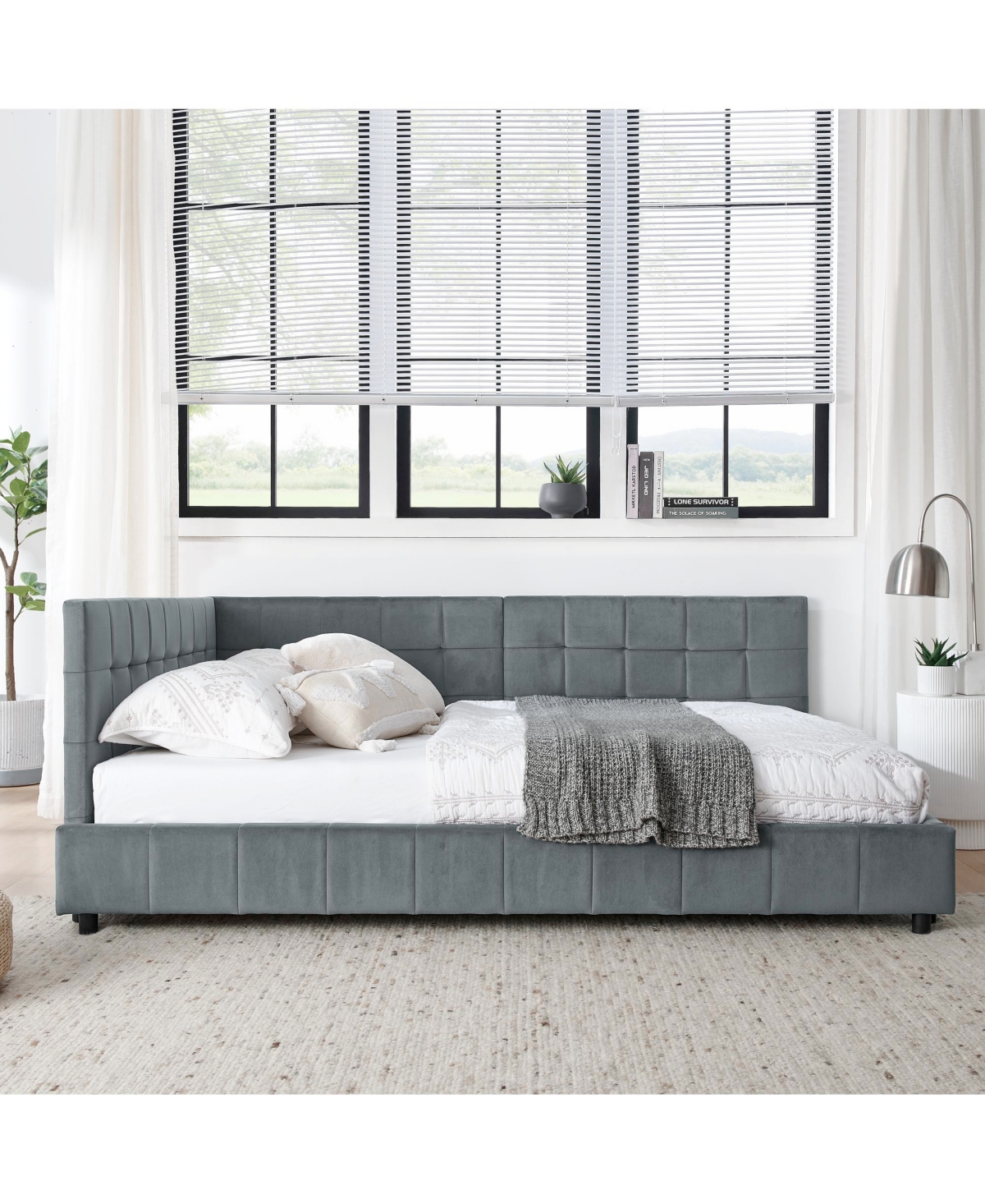Click here for Clihome Full Size Daybed with Trundle Drawer - Vel... prices