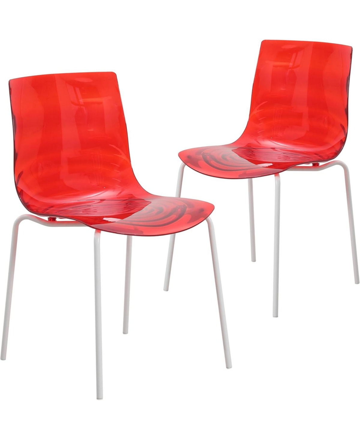 Click here for LeisureMod Aster Dining Chair (Set of 2) Stackable... prices