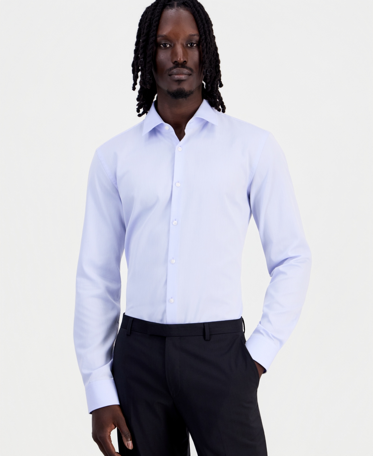 Click here for Hugo by Hugo Boss Mens Kenno Slim-Fit Solid Dress... prices