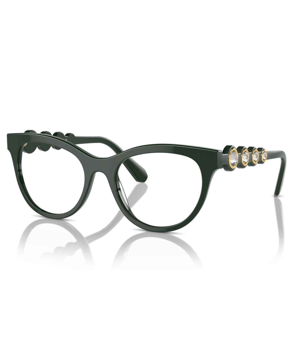 Click here for Swarovski Womens Eyeglasses  SK2025 - Dark Green prices
