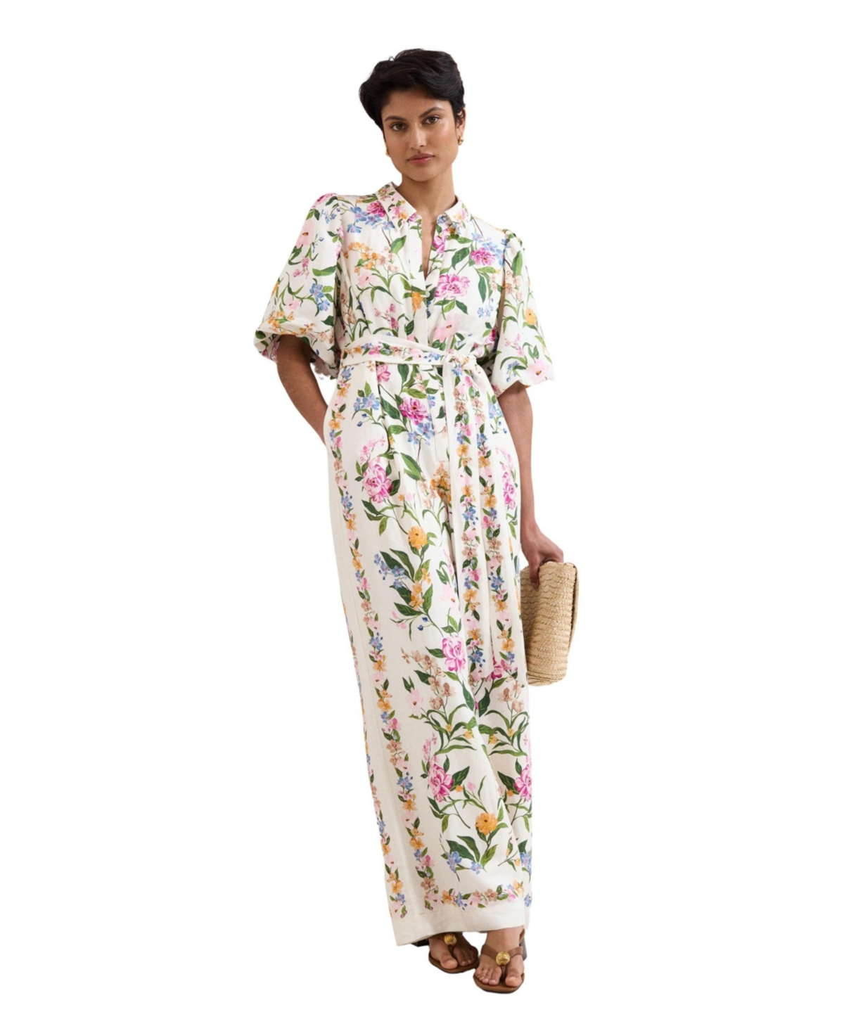 Click here for Phase Eight Womens Camilla Jumpsuit - Multi prices