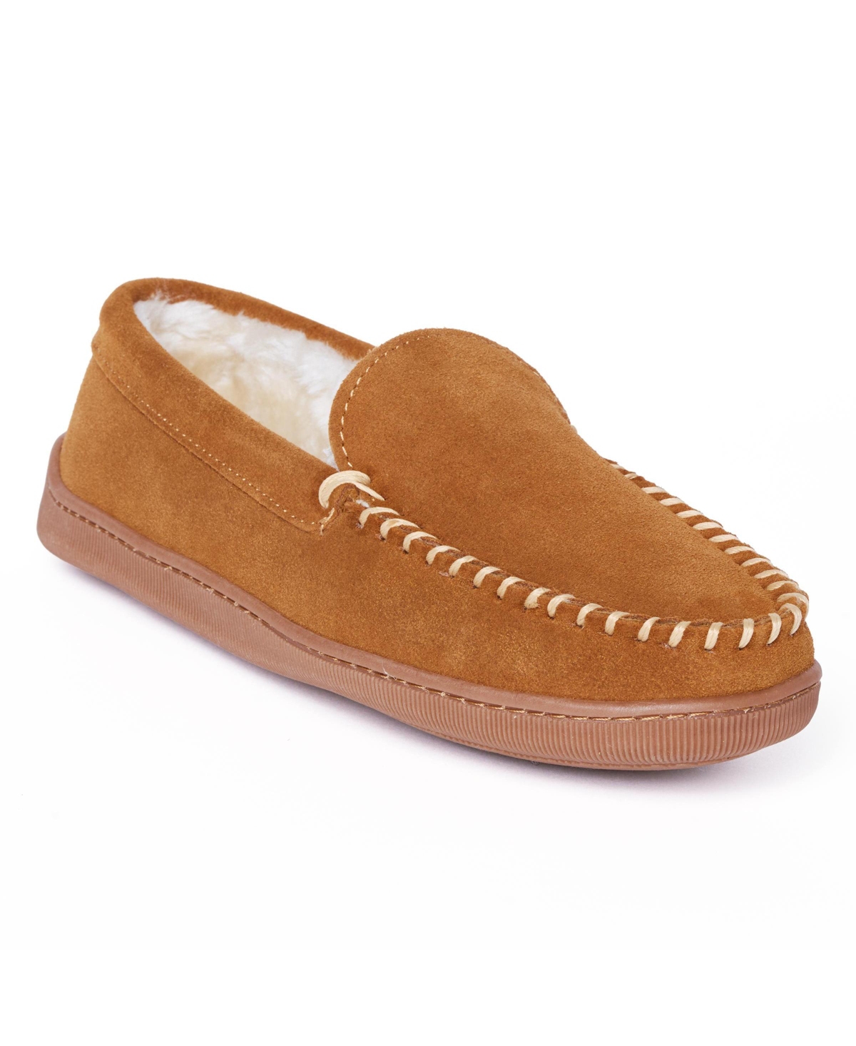 Click here for Minnetonka Mens Suede Pile Lined Hardsole Venetian... prices