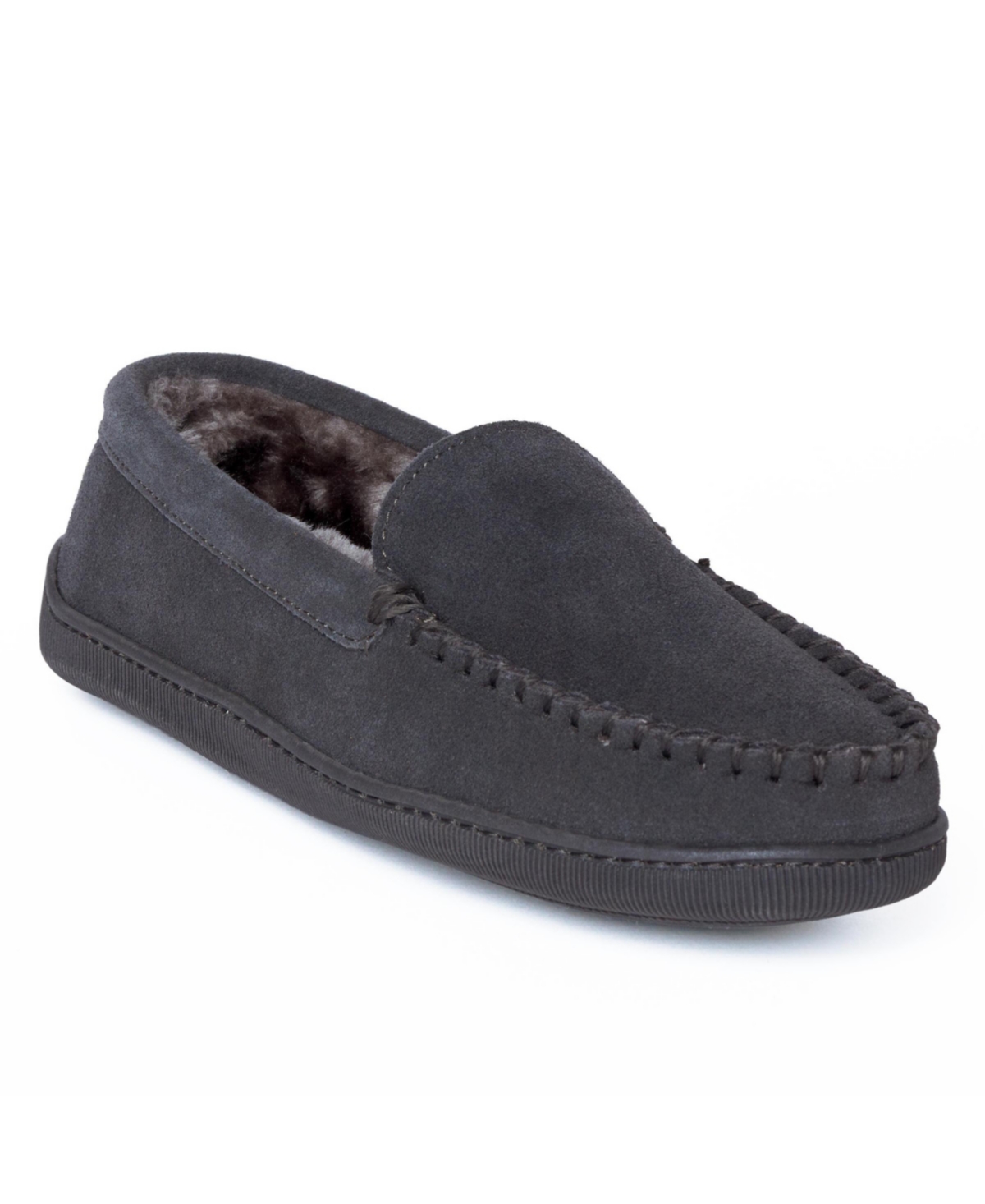 Click here for Minnetonka Mens Suede Pile Lined Hardsole Venetian... prices