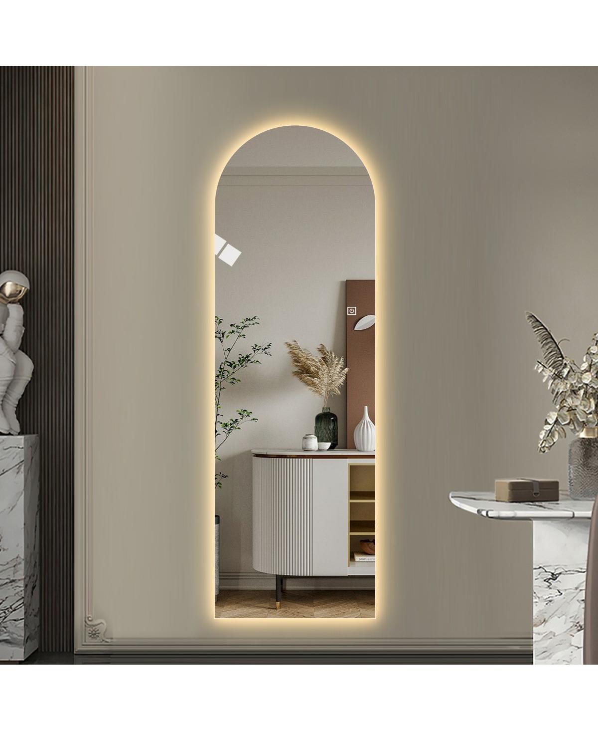 Click here for Laoties 65 x 21 Arched Led Full Length Wall Mirror... prices