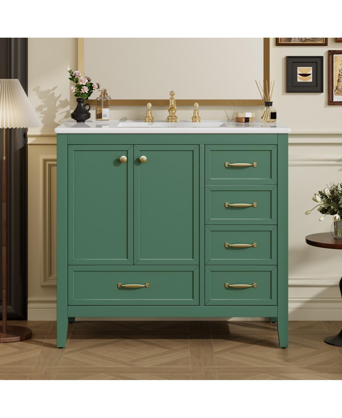 Click here for Thirtypeachy 36 Classic Vanity With Ceramic Sink... prices