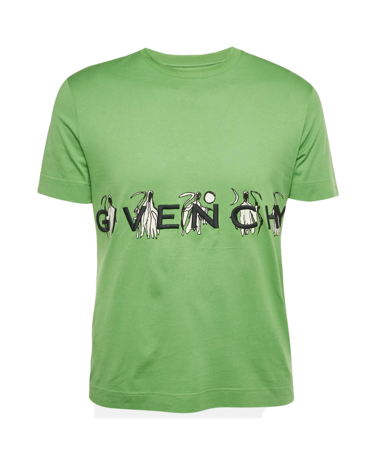 Click here for Pre-Owned Givenchy Mens Embroidered Jersey Slim Fi... prices