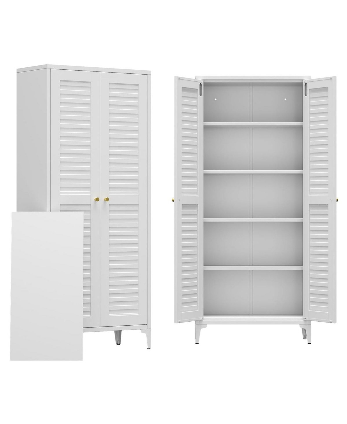 Click here for Boyel Living Kitchen Pantry Storage Cabinet  Metal... prices
