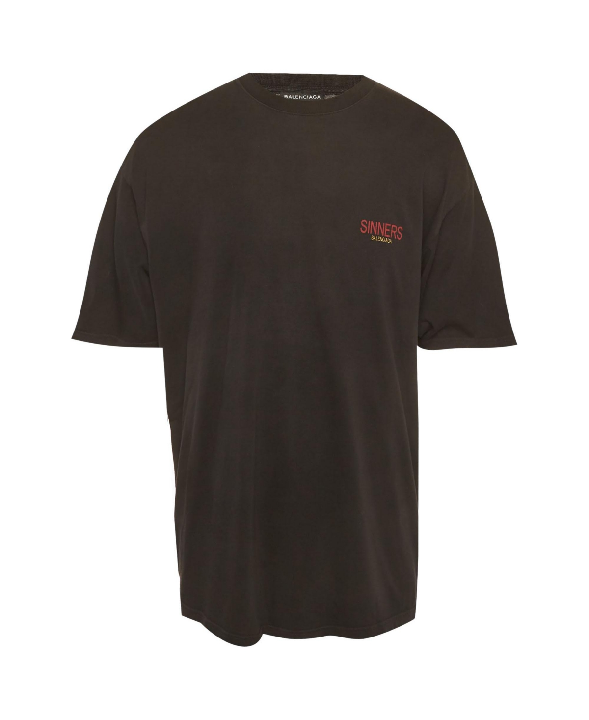 Click here for Pre-Owned Balenciaga Mens Printed Jersey Oversized... prices