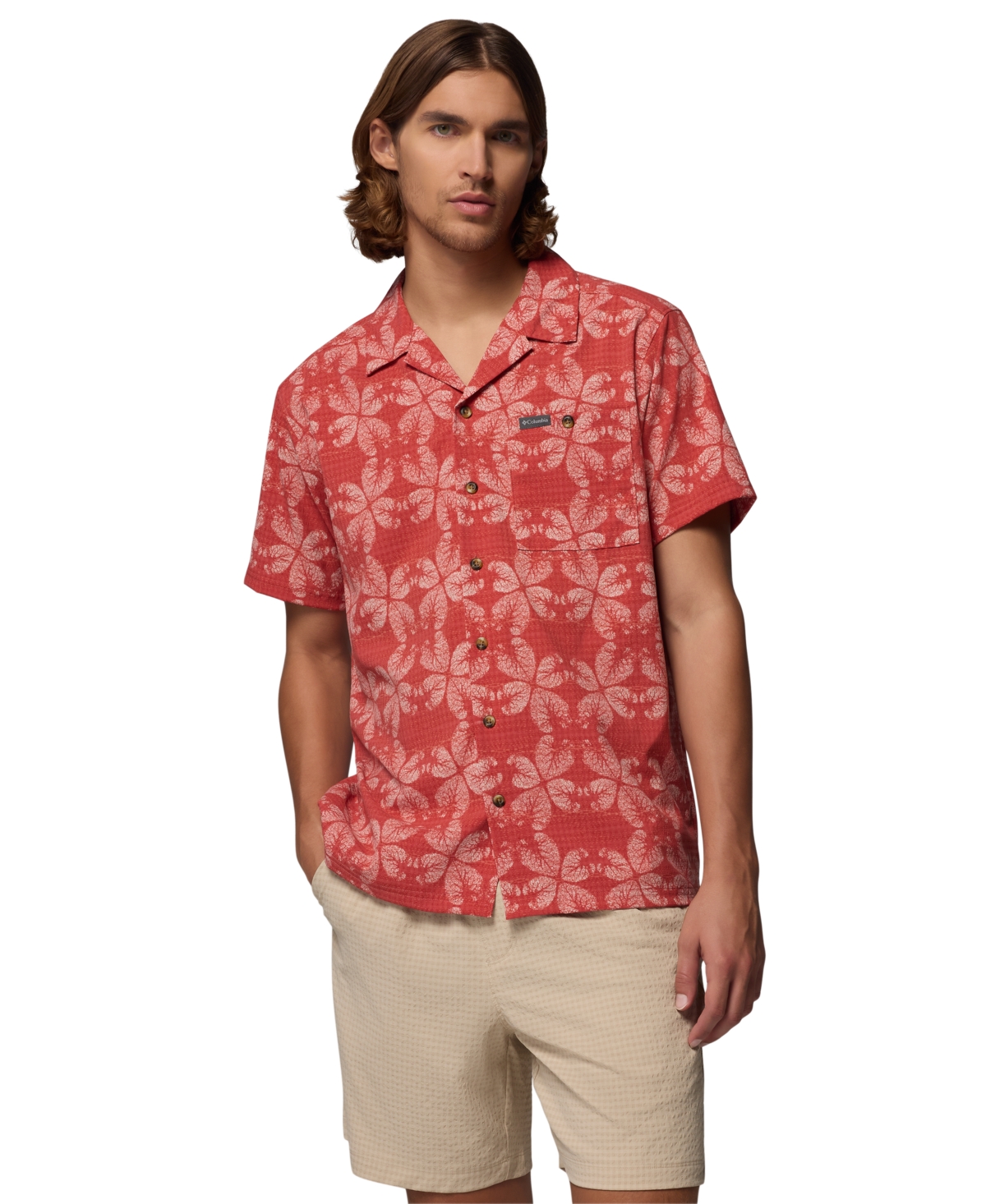 Click here for Columbia Mens Utilizer Printed Camp Shirt - Washed... prices