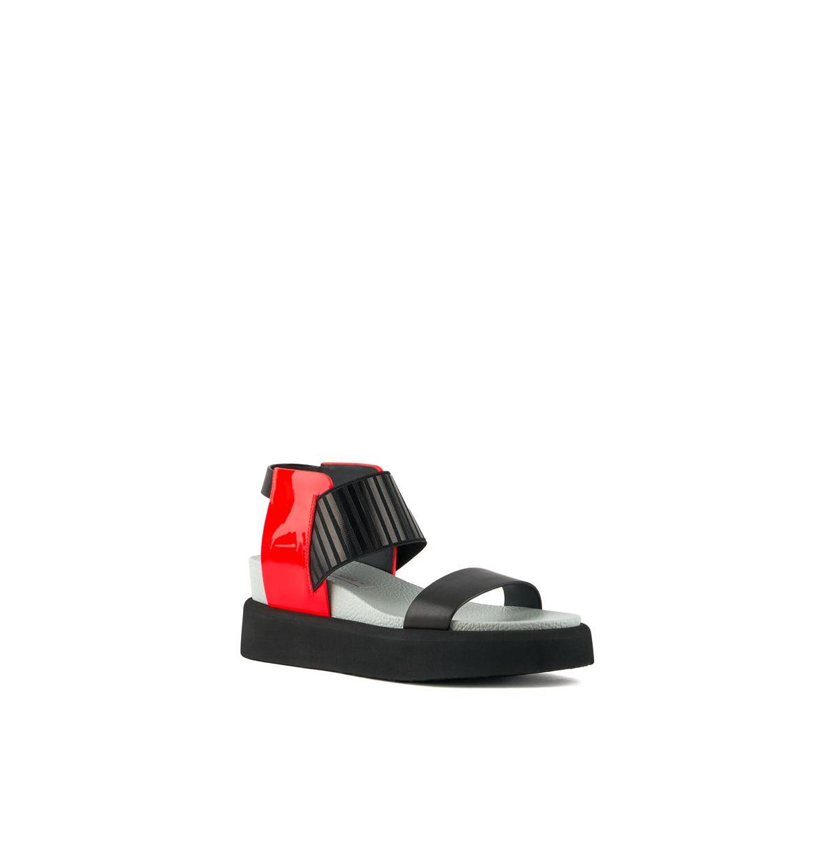 Click here for United Nude Womens Rico Sandal - Fluo red prices