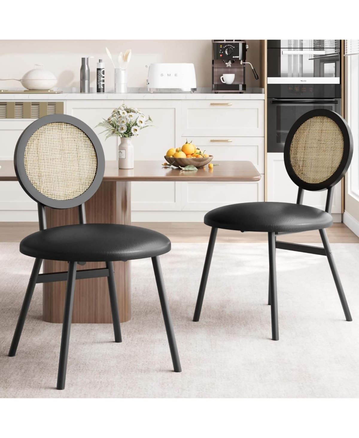 Click here for gaomon Dining Chair Set of 2 Metal Dining Chairs f... prices