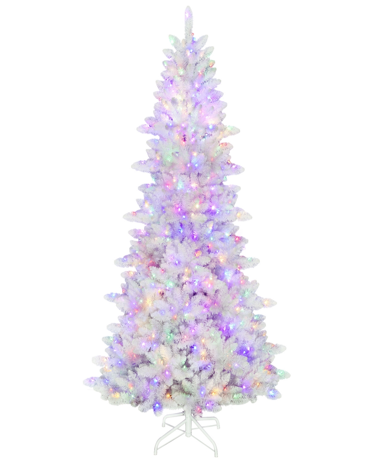 Click here for Puleo International 7.5 Pre-Lit Colchester Flocked... prices